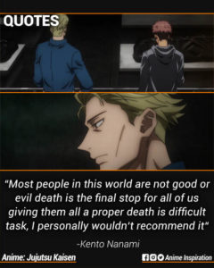 40+ Jujutsu Kaisen Quotes Which Are Just Amazing - Find Your Favorite ...